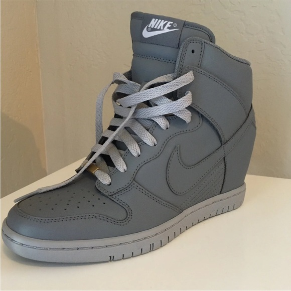 Nike | Shoes | Nike Sample Womens Dunk Sky Hi Id High Cool Greywolf ...